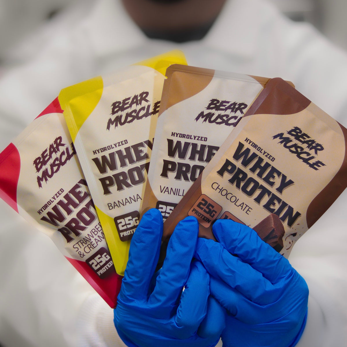 Protein Sample Pack (4 Flavors) – Bear Muscle Nutrition
